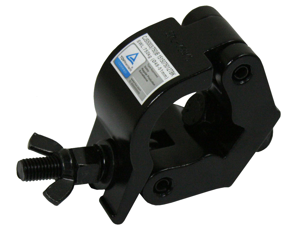 Hof Alutec Half Coupler/clamp - HOF HC 750 kg, Svart
