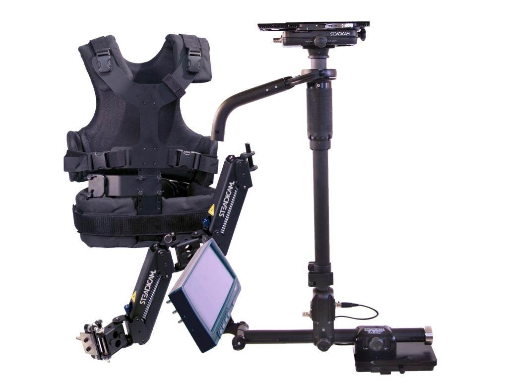 Komplett Steadicam Aero 15 med A-15 arm, väst & släde, monitor/V-mount